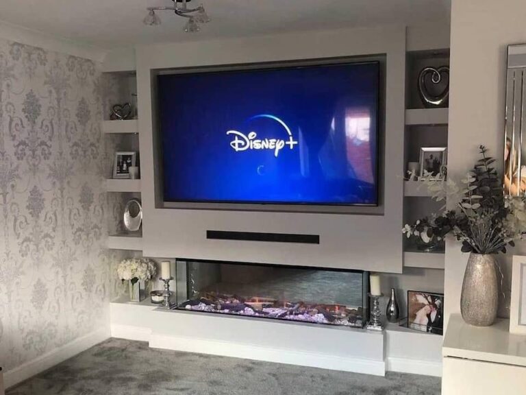 Media Walls for Gas Fires - Centreline Fires