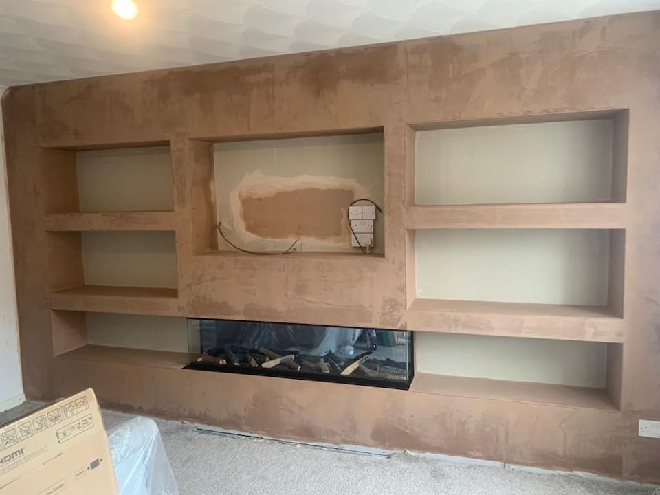 Media Walls for Gas Fires - Centreline Fires